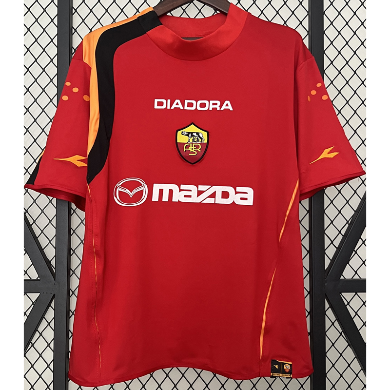 US$ 19.00 - 2004-2005 Roma Home Retro Soccer Jersey - www.bestzv2.com