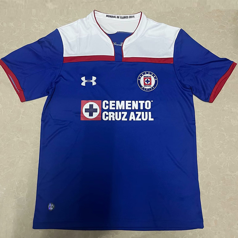 US$ 19.00 - 2014-2015 Cruz Azul Home Retro Soccer Jersey - www.bestzv2.com